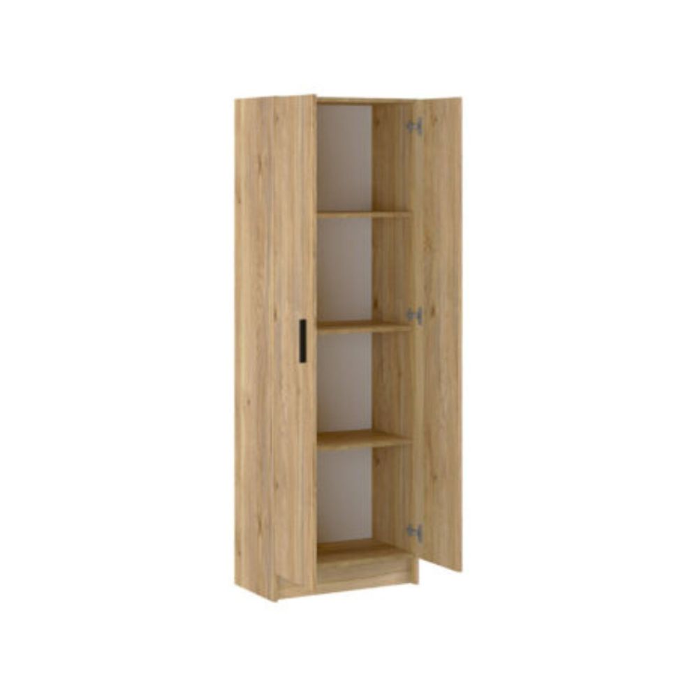 Mueble Multiusos Armario Auxiliar Color Mauvella – 2 Puertas, 4 Baldas ...